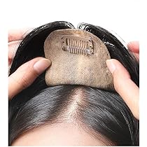 Amazon.co.jp: AISIHAIR ヘアピース ポイントウィッグ ロング 白髪隠れ